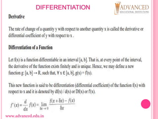 DIFFERENTIATION | PPTX