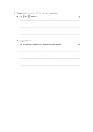 AS LEVEL MATHEMATICS DIFFERENTIATION QUESTIONS.pdf