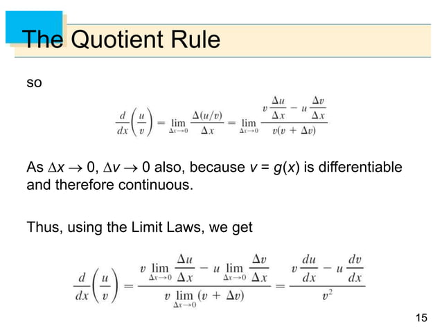 College Mathematics: Differentiation rules | PPT