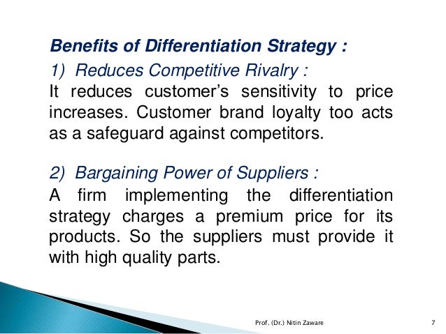 Differentiation Strategy