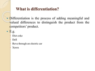 Differentiation strategy | PPTX