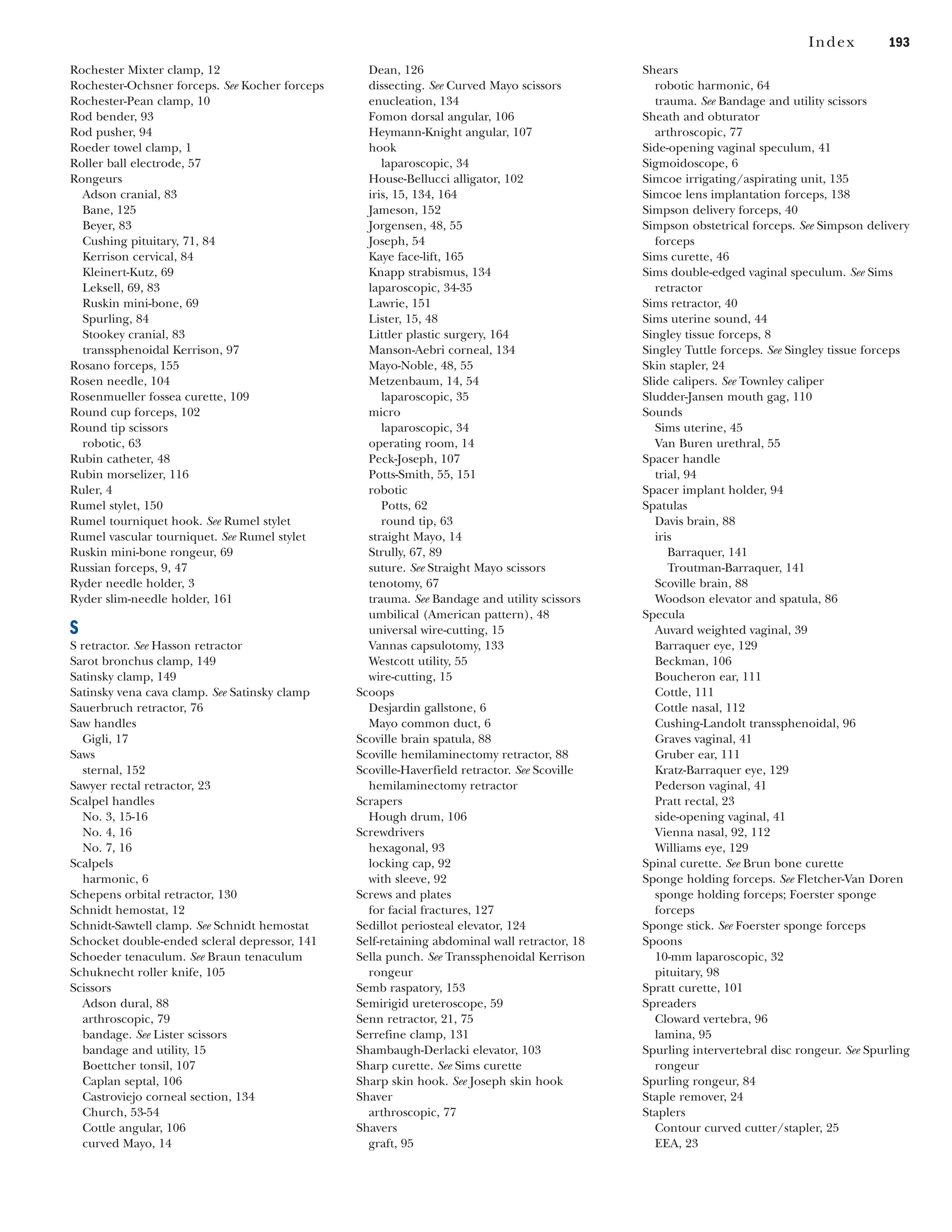 Differentiation surgical instruments | PDF