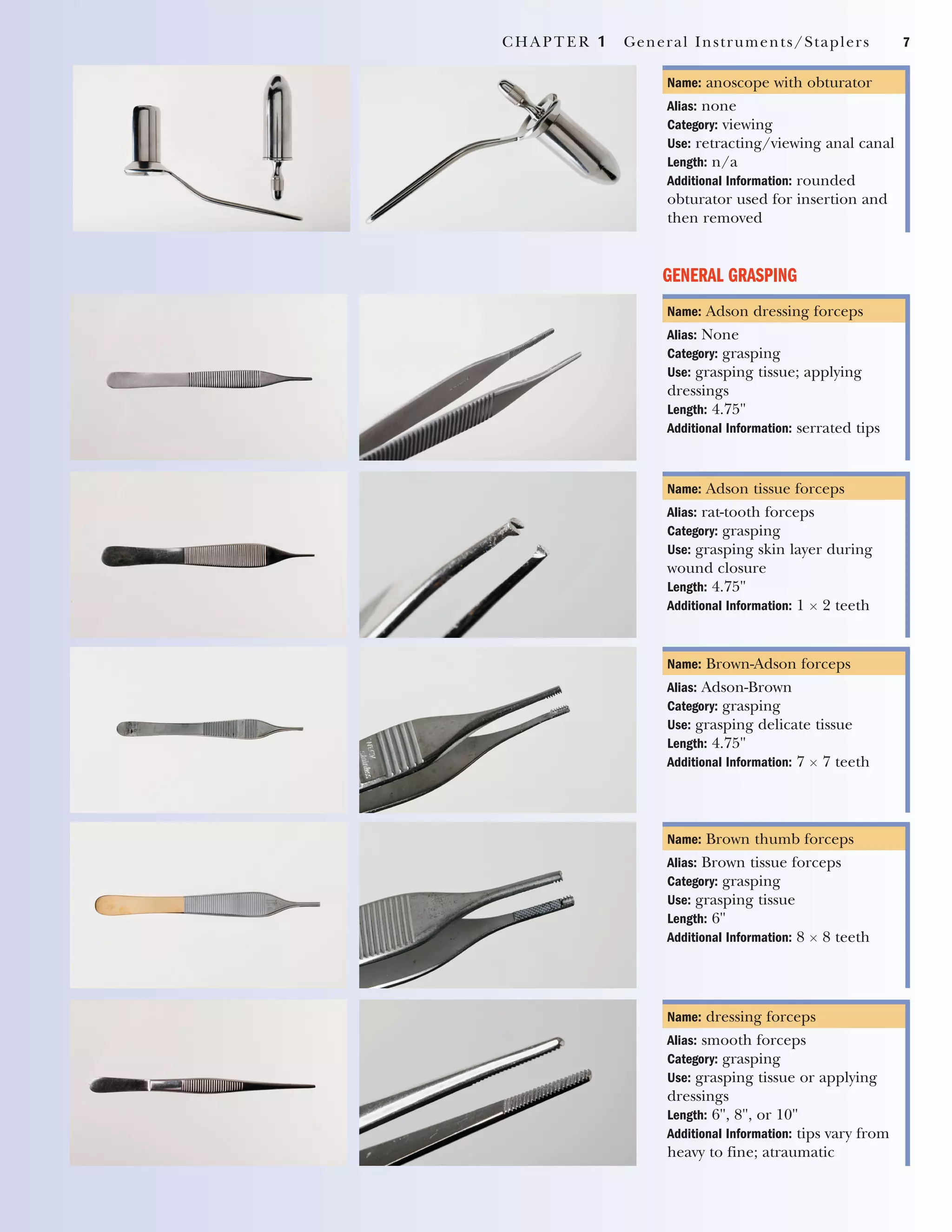 Differentiation surgical instruments | PDF