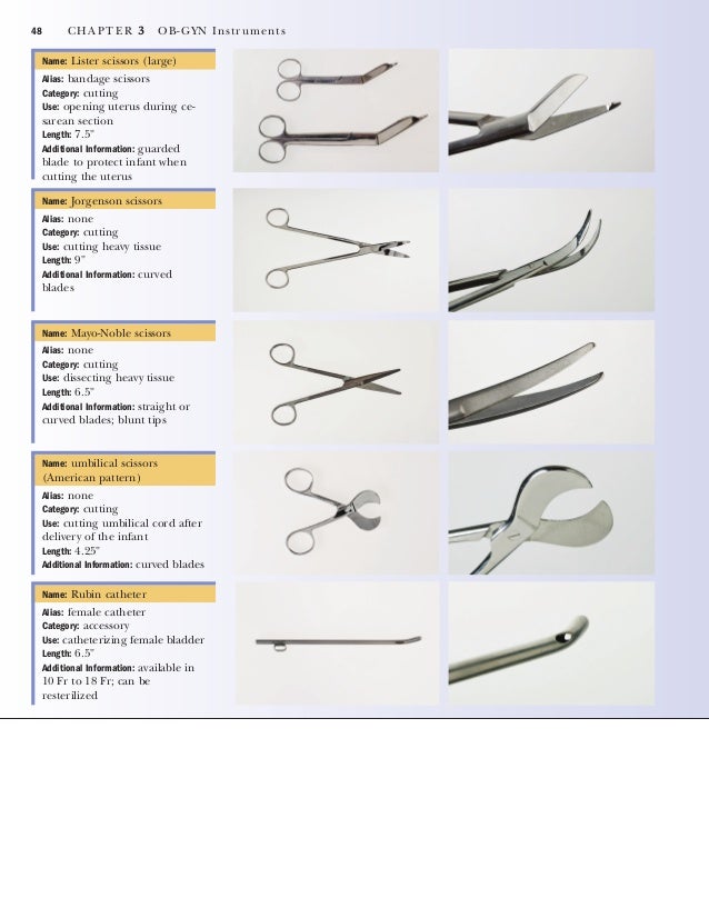 Differentiation surgical instruments