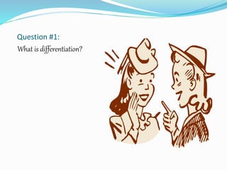 Differentiation using tiered activities | PPTX