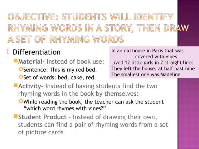 Differentiation vs scaffolding | PPT