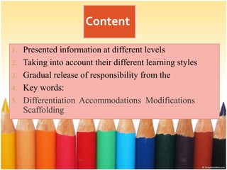 Differentiation when teaching ESL/EFL | PPTX