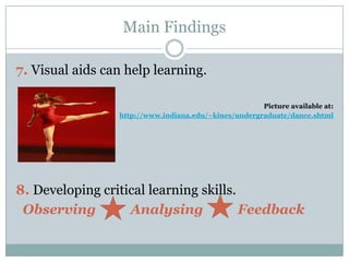 Differentiation within a dance class | PPTX