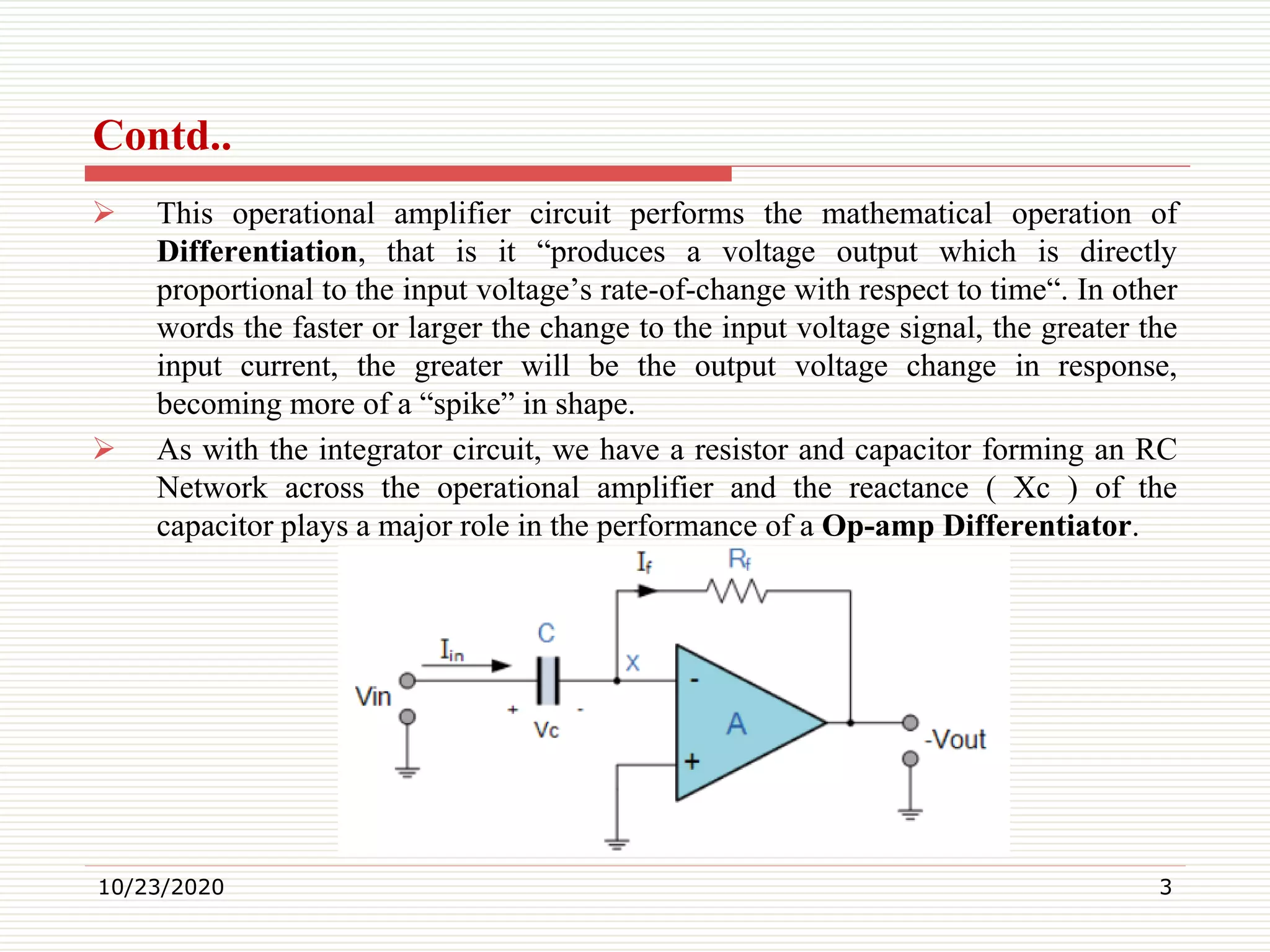 Differentiator Op Amp Pdf Digital Audio Computer Software And Applications