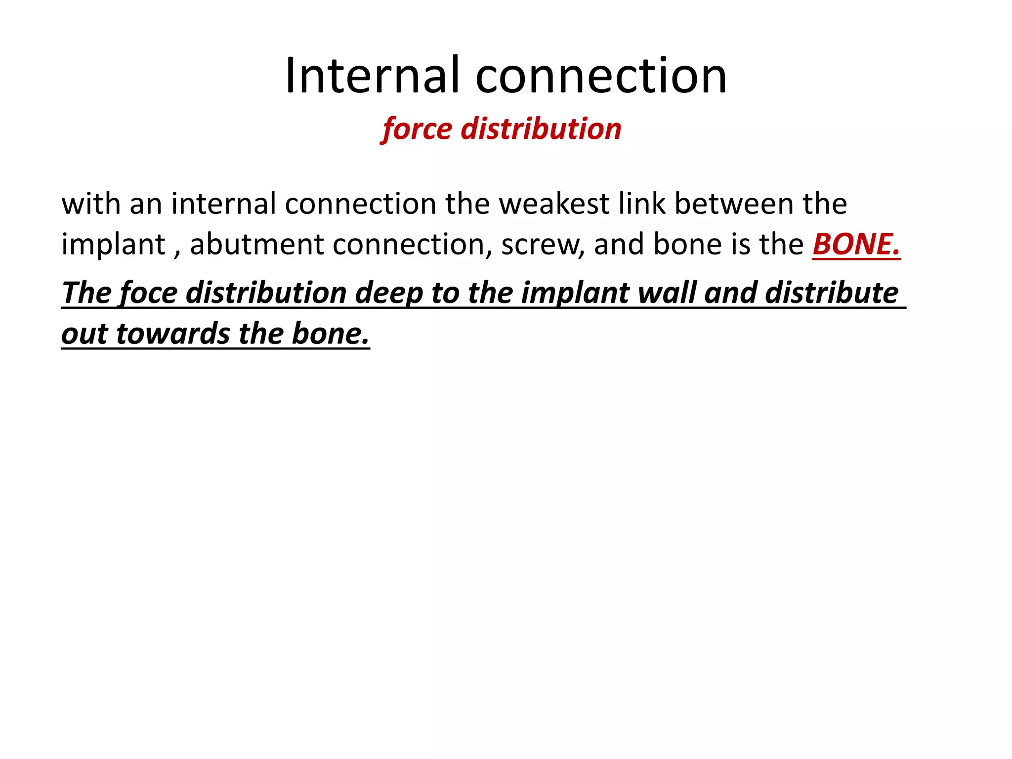 Different implant abutment connections | PPTX