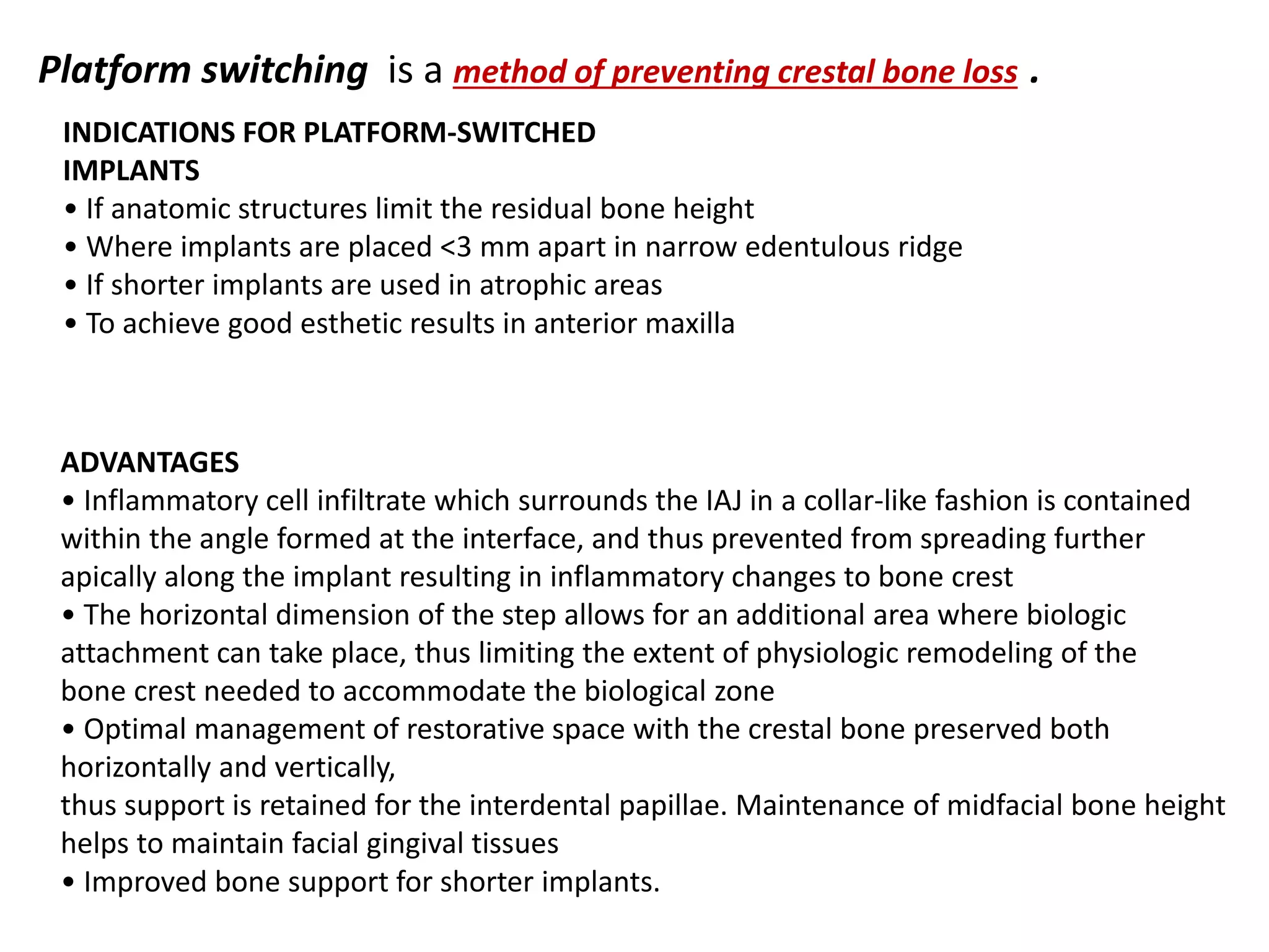 Different implant abutment connections | PPTX