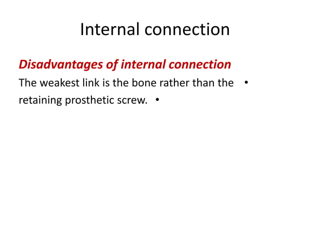 Different implant abutment connections | PPTX | Dental Health ...