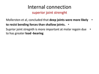 Different implant abutment connections | PPTX