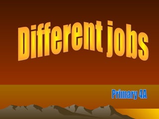 Different jobs | PPT