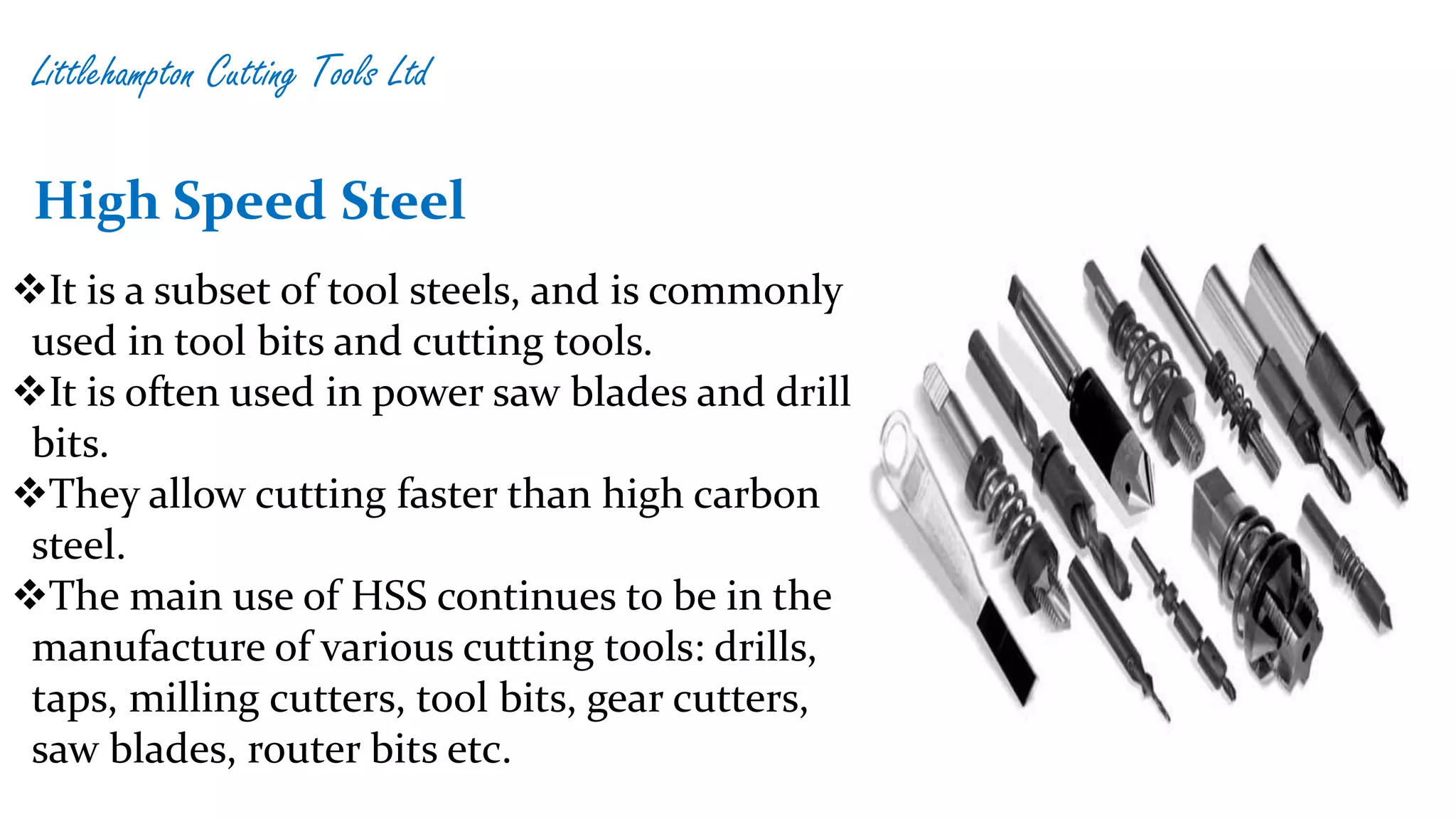 Different kinds of cutting tools and their applications | PDF