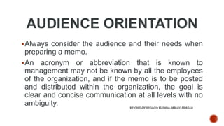 Different kinds of memorandum | PPTX
