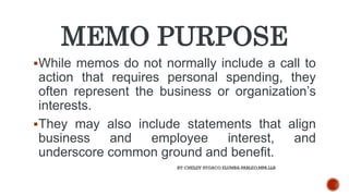 Different kinds of memorandum | PPTX