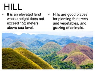 Different Landforms | PPTX
