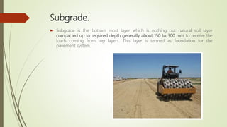 Different layers of flexible pavement | PPTX | Civil Engineering ...