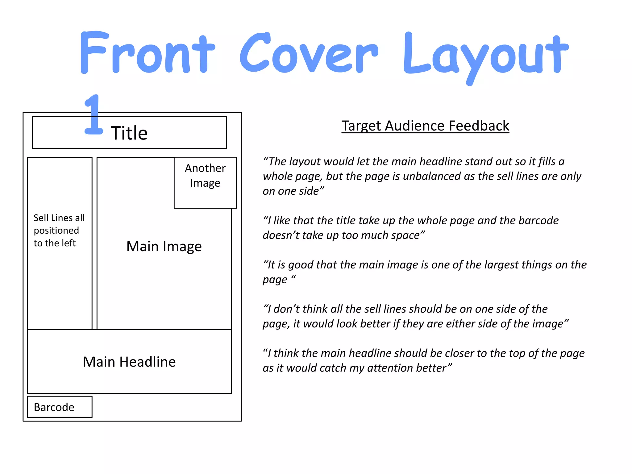 Different layouts for Front Cover | PPTX