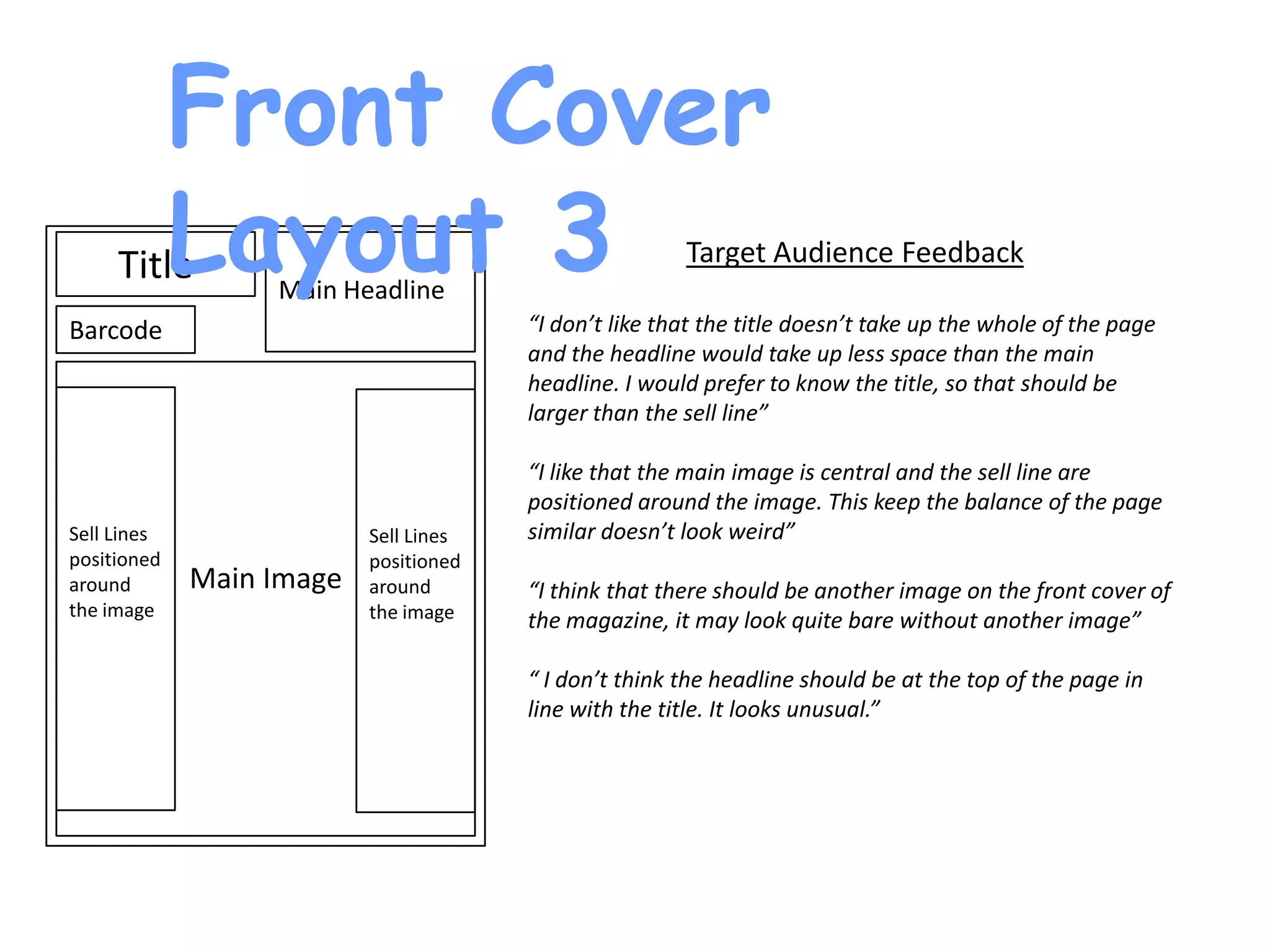 Different layouts for Front Cover | PPTX