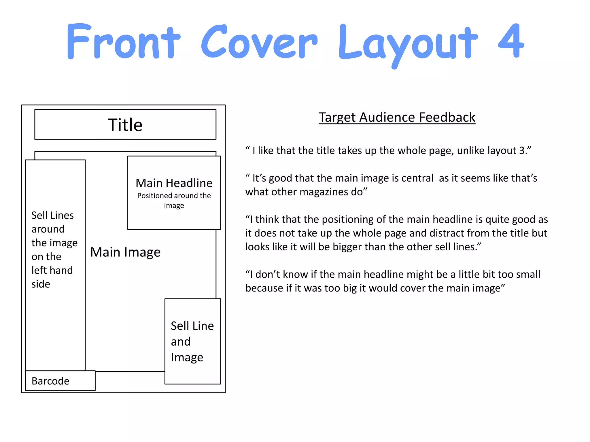 Different Layout for Front Cover | PPTX