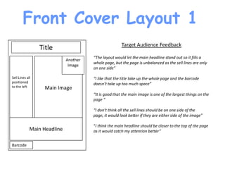 Different Layout for Front Cover | PPTX