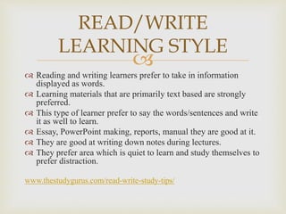 Read Write Learners