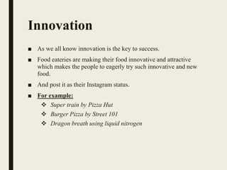 Different Marketing Techniques of Food Products | PPTX