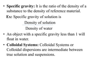 Different measurements in food science | PPTX