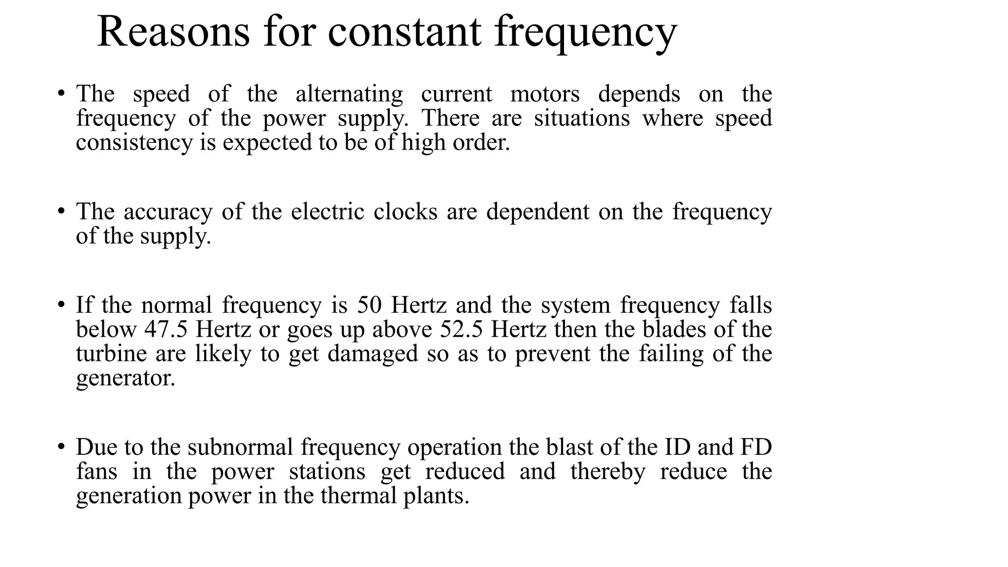 Different method of frequency and voltage control | PPTX