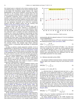 Different methods for tritium determination in surface water by lsc | PDF
