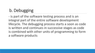 Different methods in testing an electronic components | PPT