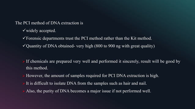 Different methods of DNA isolation | PPTX | Chemistry | Science