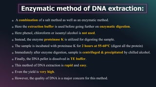 Different methods of DNA isolation | PPTX