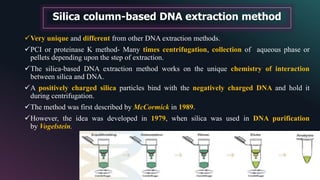 Different methods of DNA isolation | PPTX