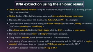 Different methods of DNA isolation | PPTX
