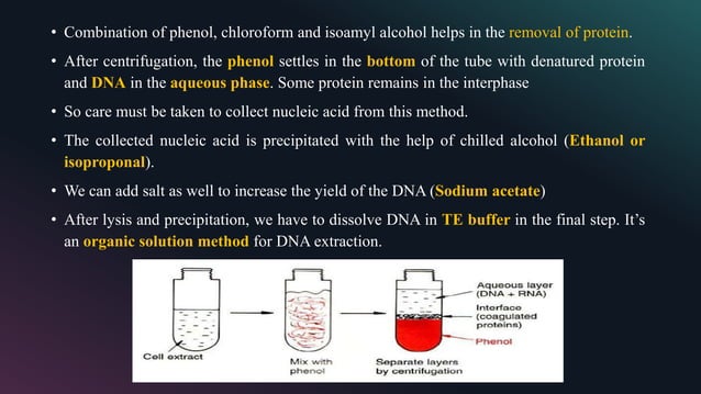 Different methods of DNA isolation | PPTX | Chemistry | Science
