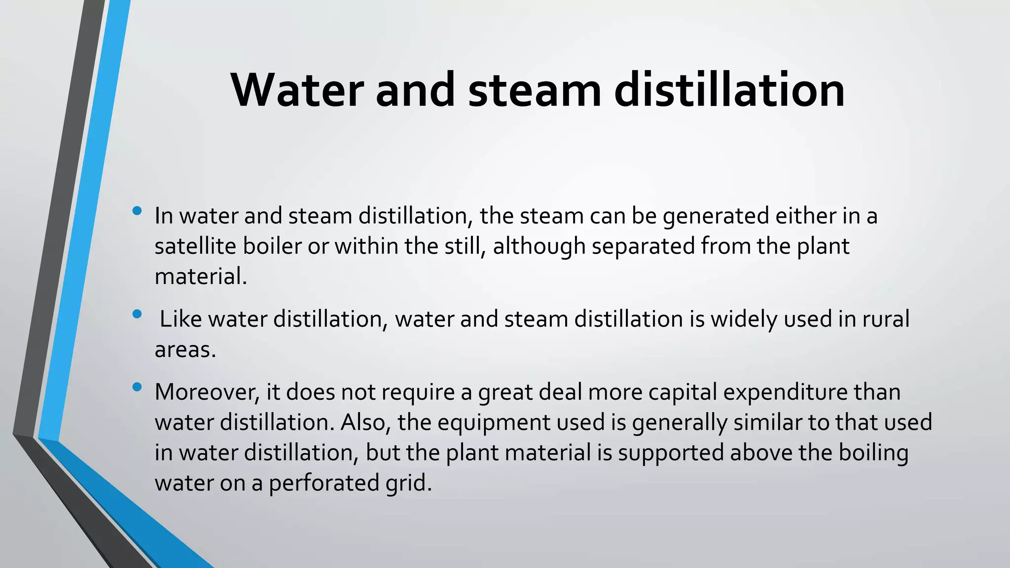 Different methods of extraction of essential oil | PPTX