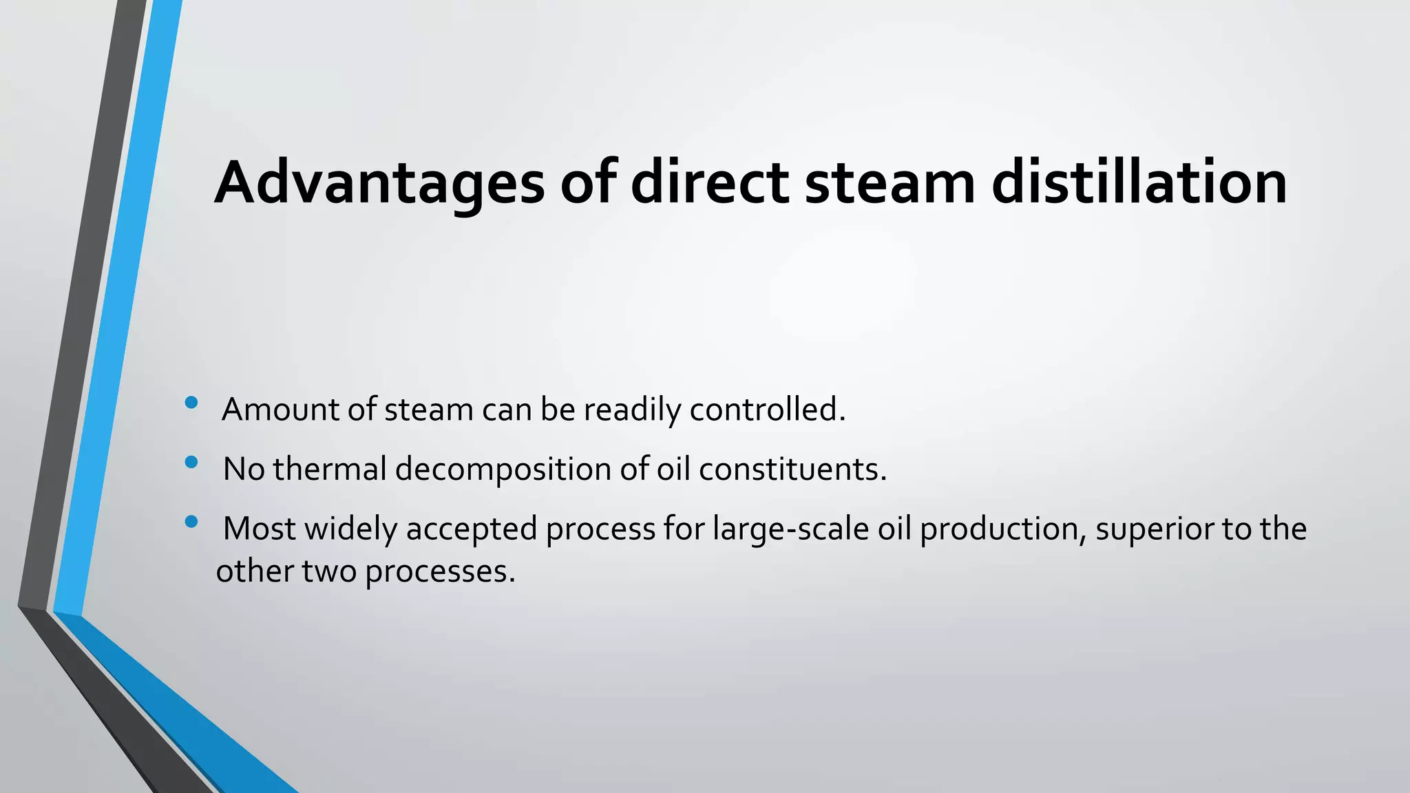 Different methods of extraction of essential oil | PPTX