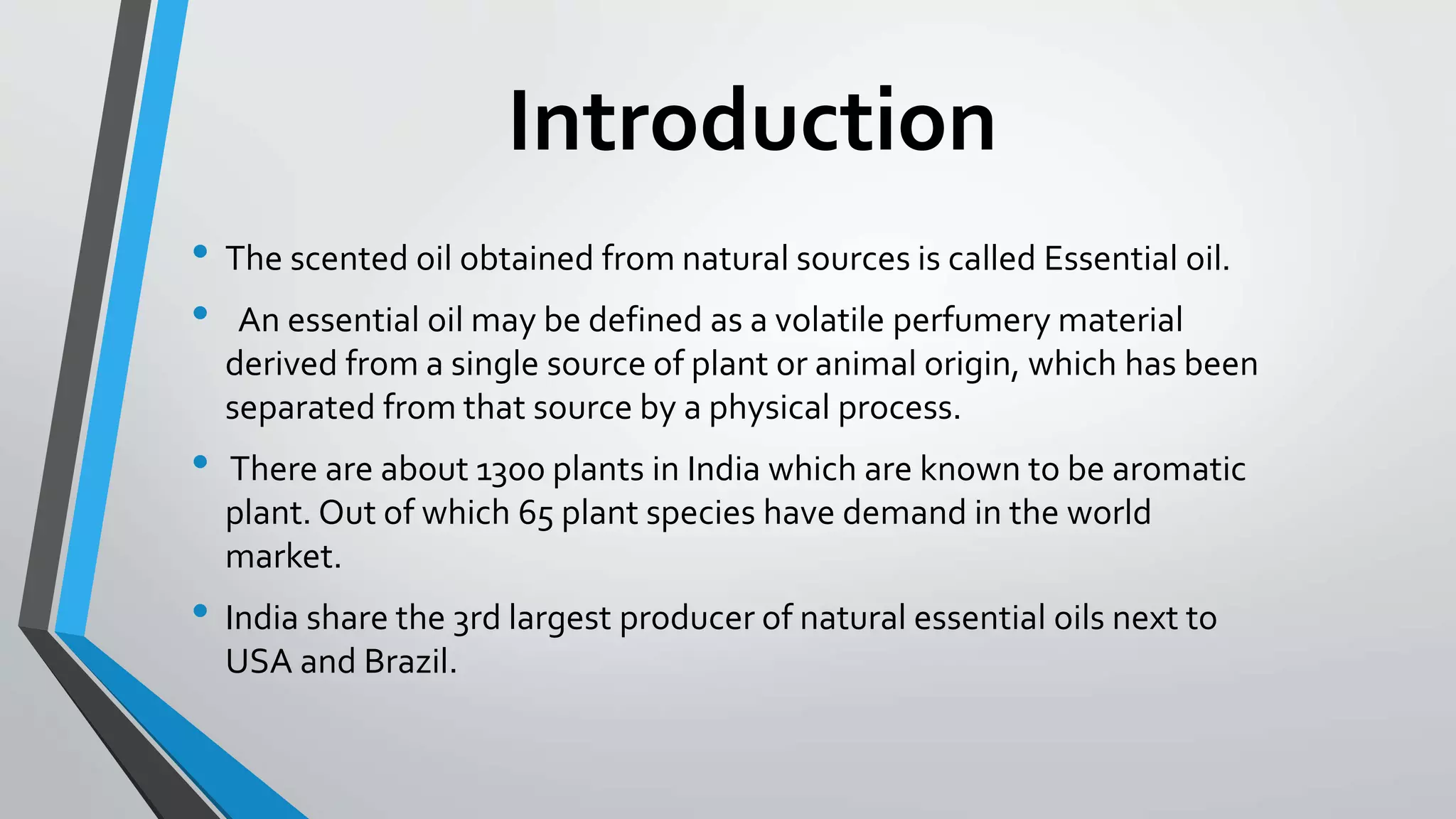 Different Methods Of Extraction Of Essential Oil Pptx