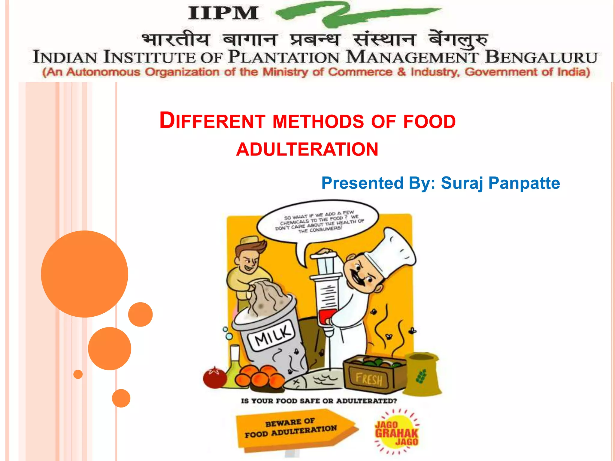 Different methods of food adulteration | PPT
