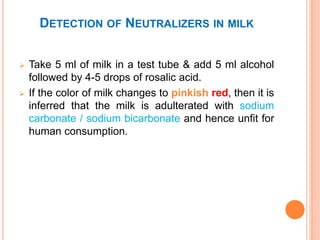 Different methods of food adulteration | PPTX