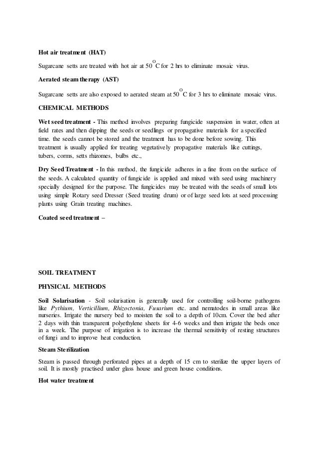 Different methods of fungicide application