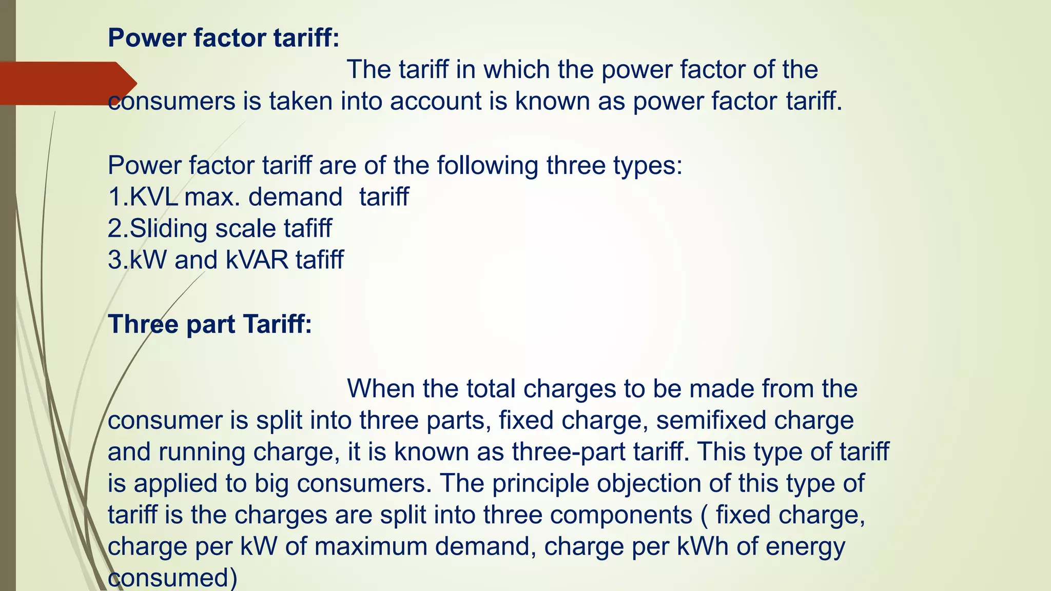 Different methods of tariff | PPTX