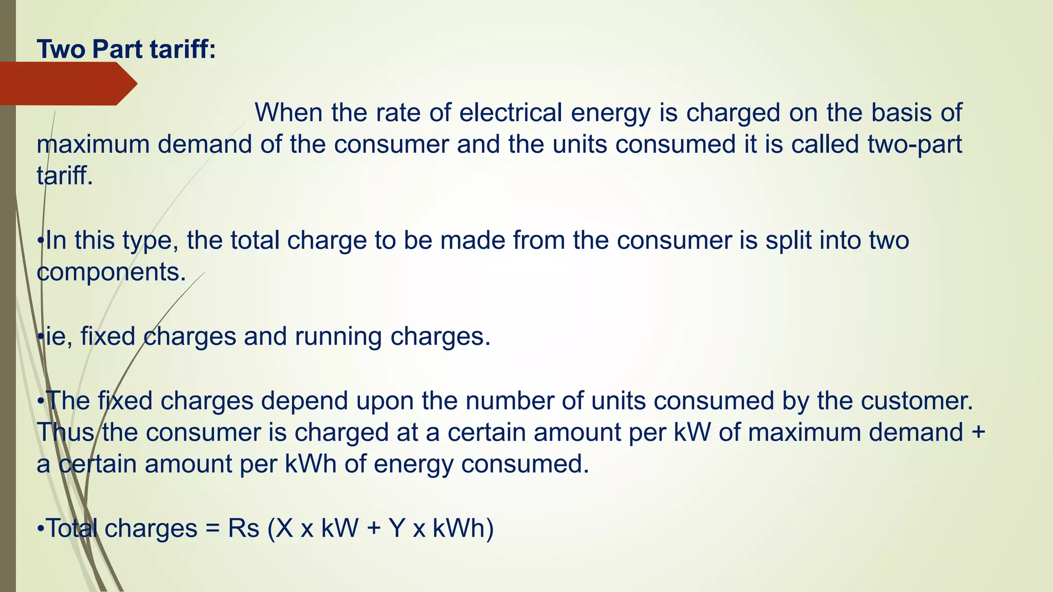 Different methods of tariff | PPTX