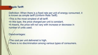 Different methods of tariff | PPTX