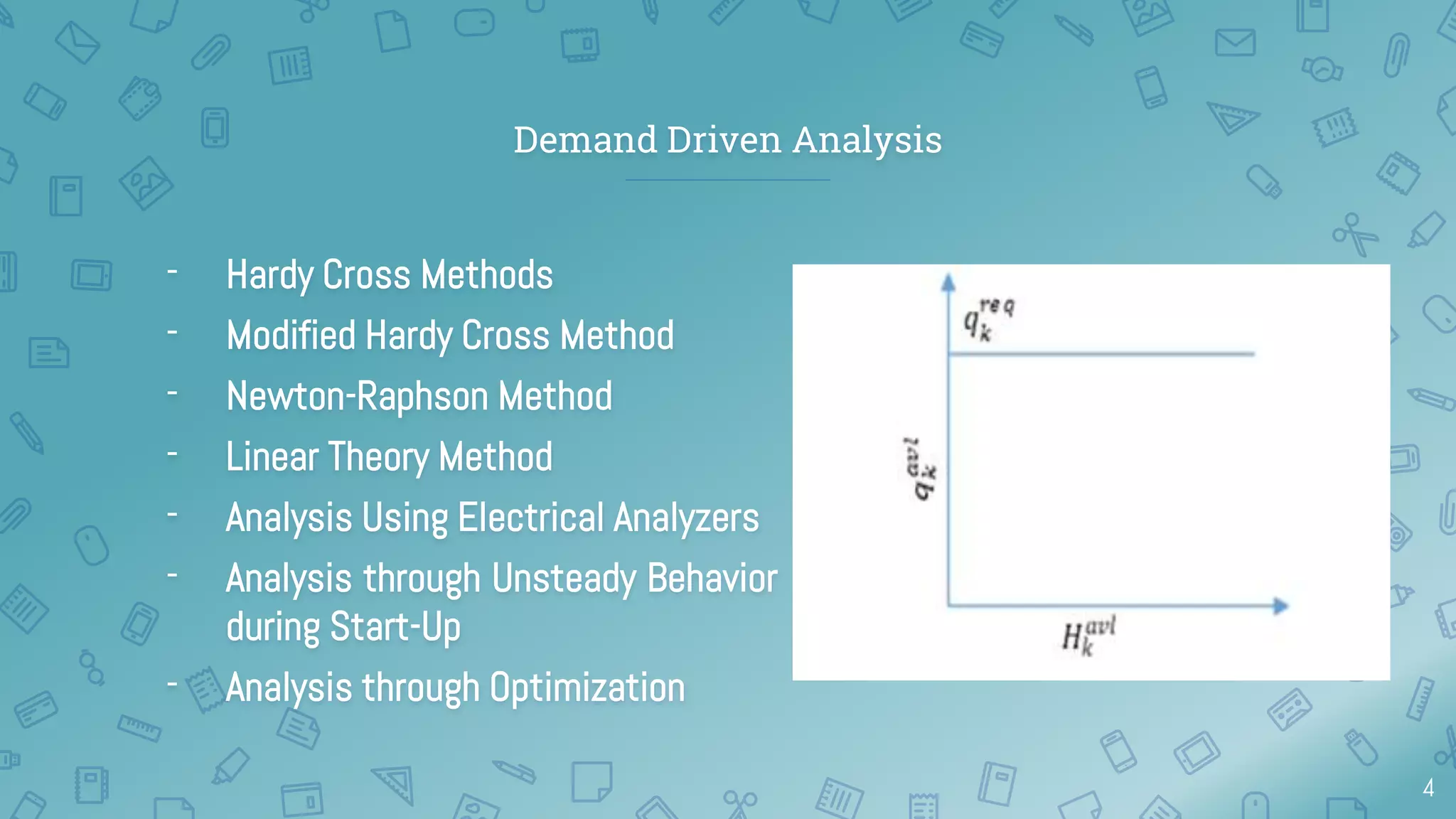 Different methods of water distribution network analysis | PPSX