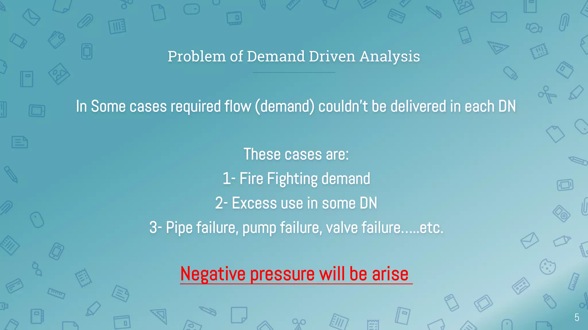 Different methods of water distribution network analysis | PPSX