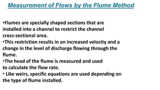 Different methods of water flow measurements.pdf